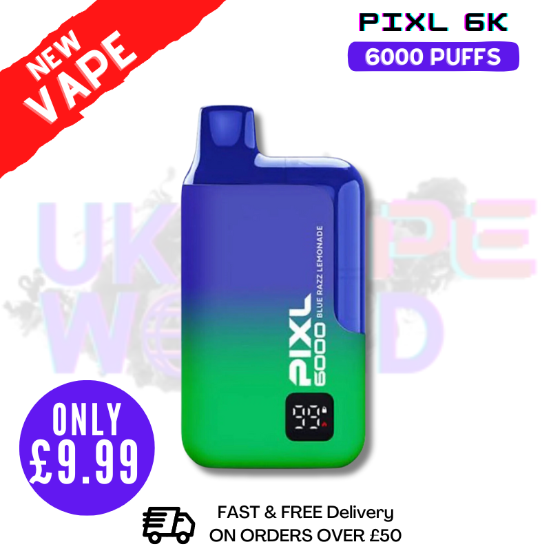 Pixel 6000 6K Puffs | ONLY £9.99 EACH | Big Puff Disposables