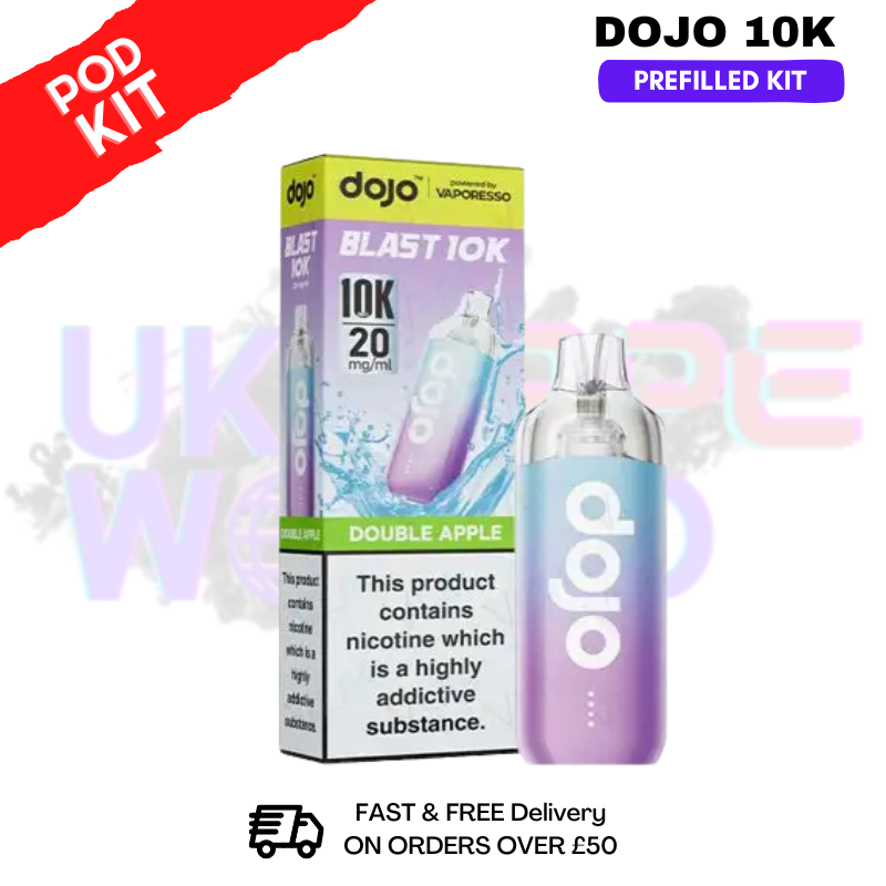 Double Apple Dojo Blast 10K Puff Prefilled Kit