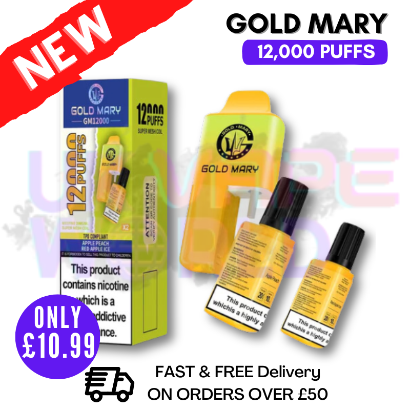 Gold Mary 12000 Puff 12K Puff Disposable
