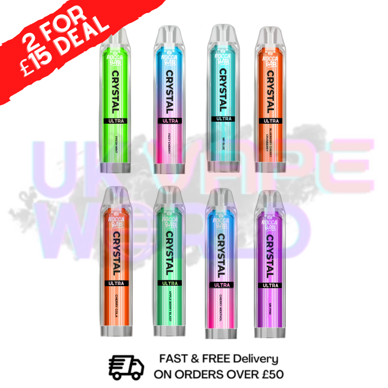 Crystal 4000 Ultra Vape Bar Disposable By Rocca