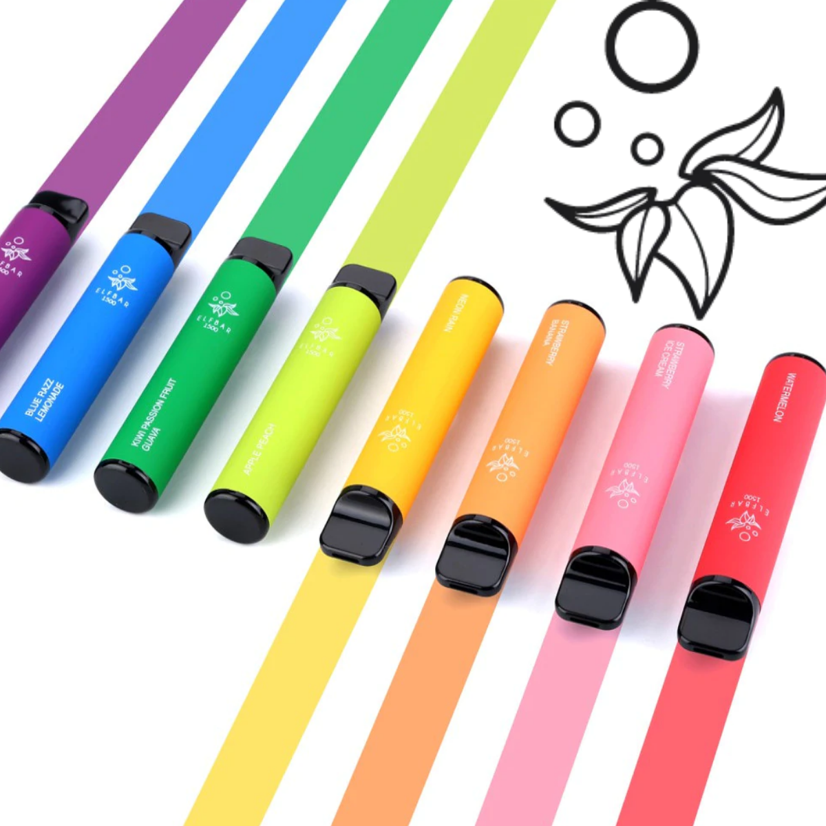 New Elf Bar 2200 Vapes | Prefilled Pod Kits | ElfLiq | £7 Each