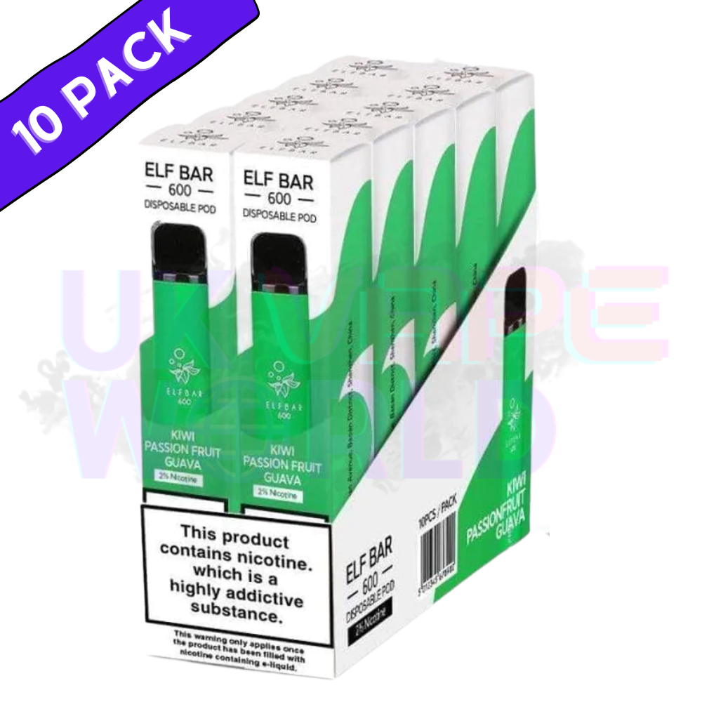 Box of 10 Prefilled Vapes | 10 Pack Vapes | Cheap Bulk Deals