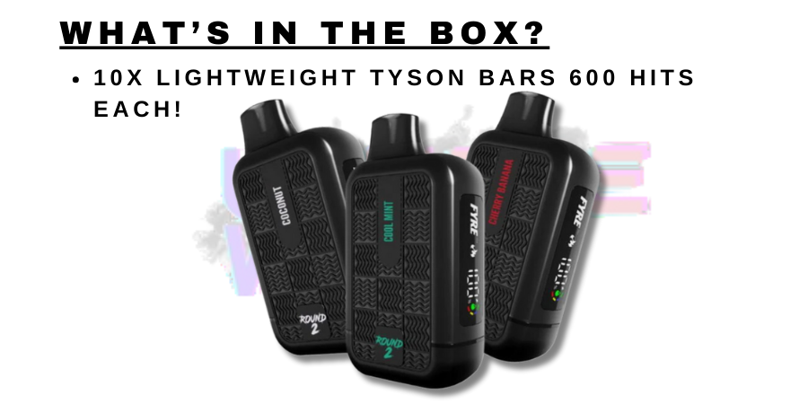 Mike Tyson 2.0 Lightweight Disposbable Vape Bar - £2.99 ONLY