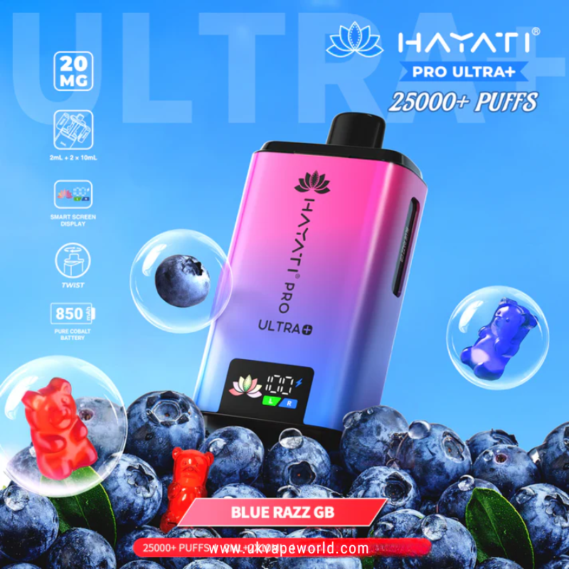 Hayati Pro Ultra 25K Plus 25000 Puff Bar Twist Pod Kit