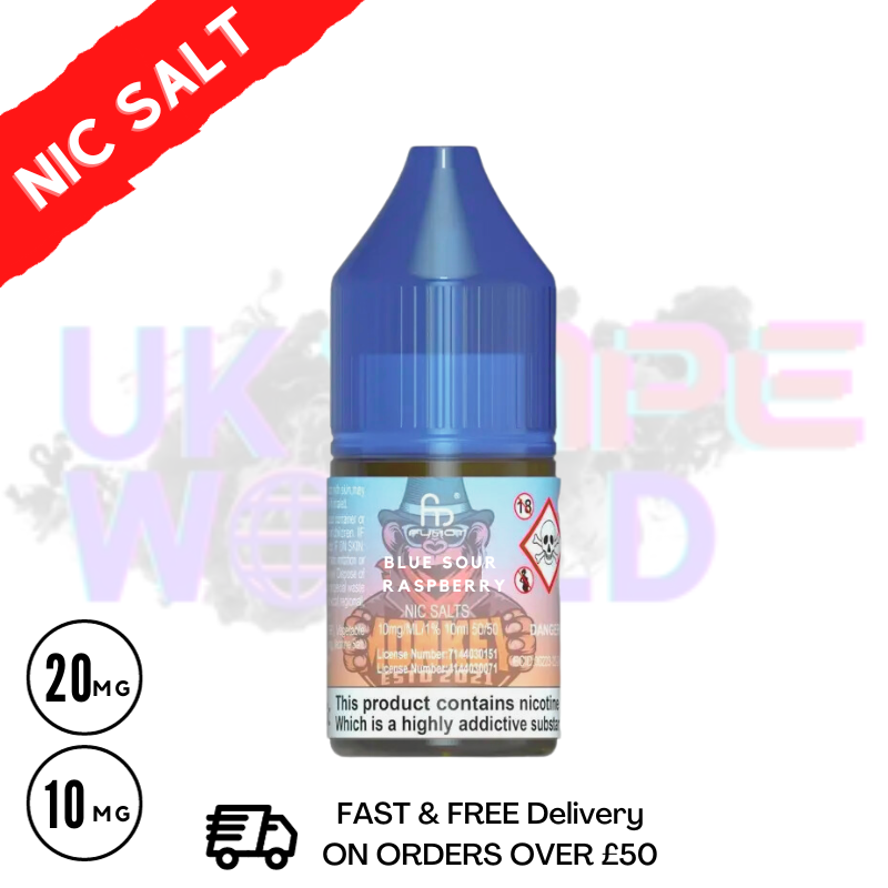 Blue Sour Raspberry RandM Tornado Nic Salt 10ML eLiquid