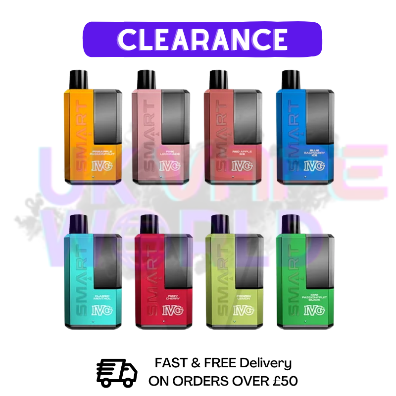 IVG Smart 5500 Puff MIXED FLAVOURS BOX OF 5