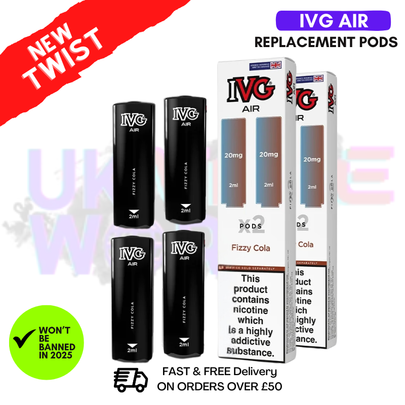 IVG AIR Pods Fizzy Cola Prefilled - £1.75 Each