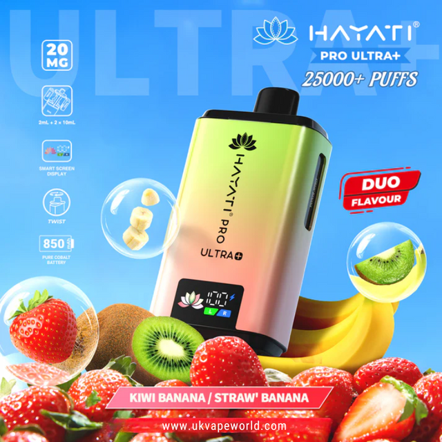 Hayati 25K Pro Ultra Plus 25000 Puff Bar Twist Pod Kit - £9.89