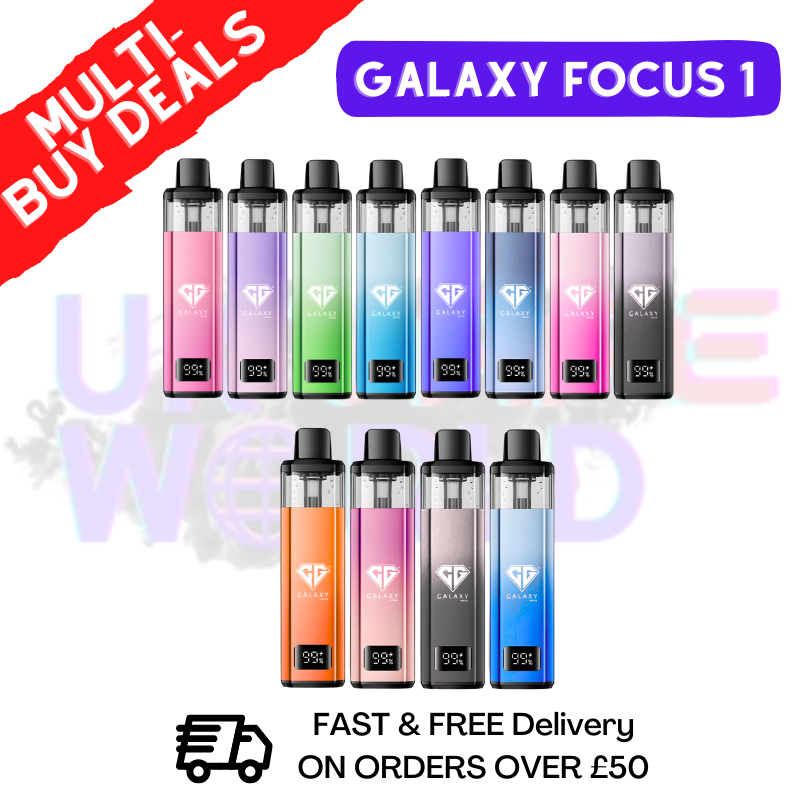 Crystal Galaxy FOCUS 6K 6000 Puff Pod Kit - Only £5.79