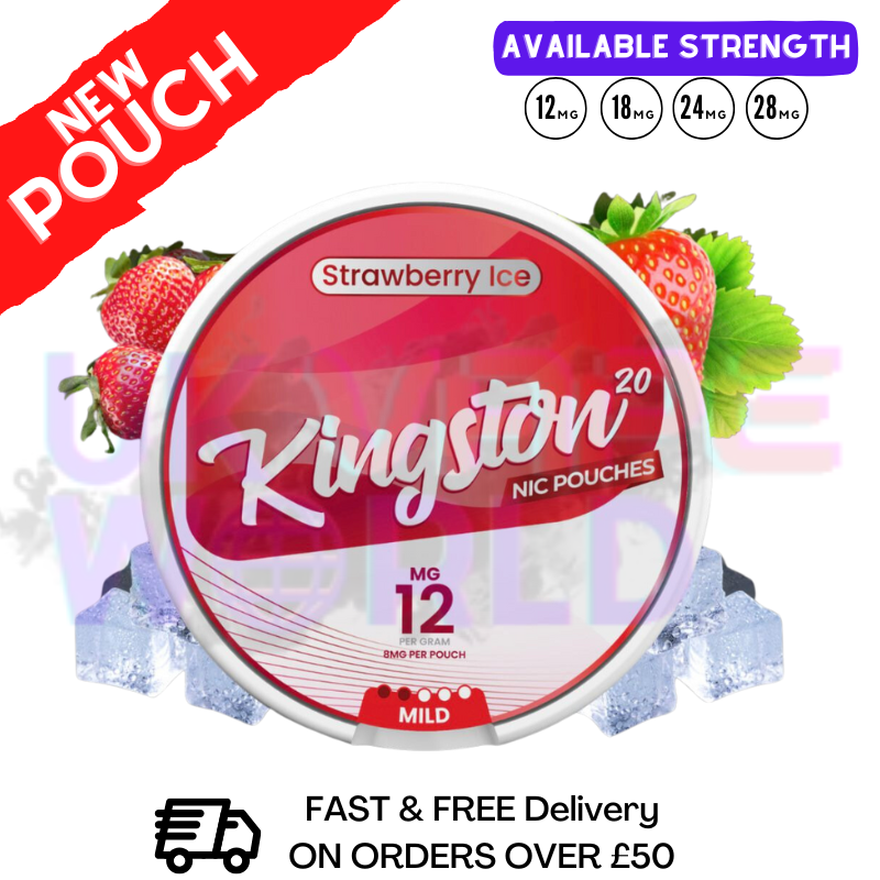 Strawberry ICE Kingston Nicotine Pouches - £2.99