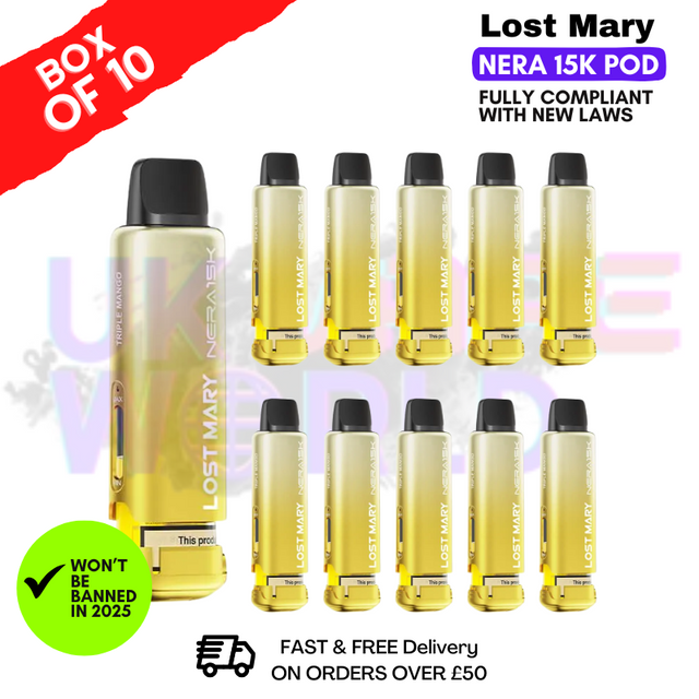 Triple Mango Lost Mary Nera15K REFIL Box OF 10