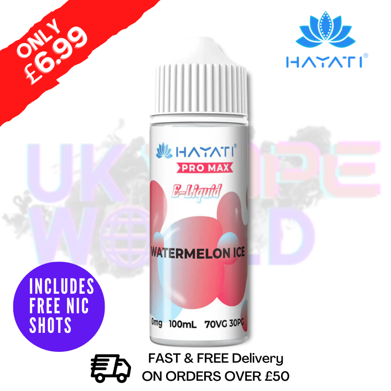 Watermelon ICE Hayati Pro Max Shortfill Juice 100ML Eliquid