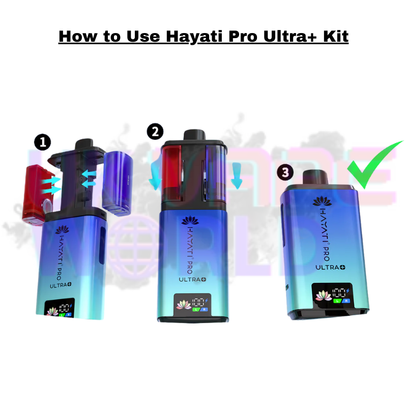 Hayati Pro Ultra 25K Plus 25000 Puff Bar Twist Pod Kit