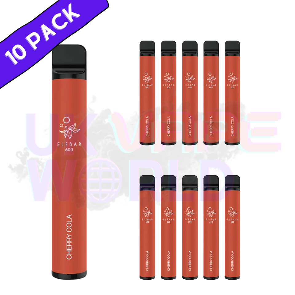 Elf Bar 600puff Cherry Cola Box of 10 Pack Cheap