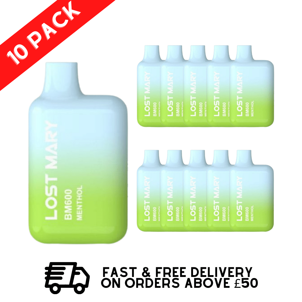 Menthol Disposable Lost Mary BM600 Disposable Pack Of 10 Sale