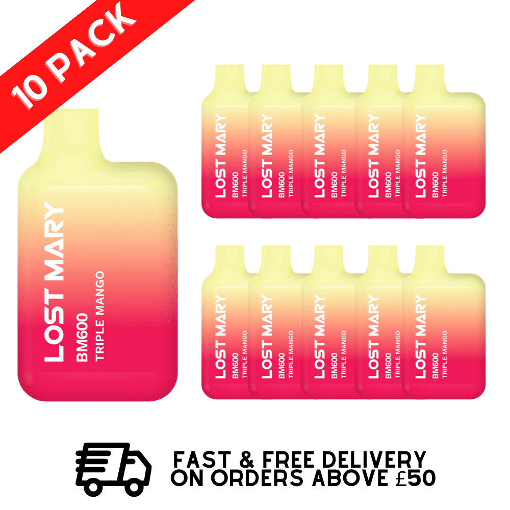 Triple Mango Disposable Lost Mary BM600 Disposable Pack Of 10 Sale – UK ...